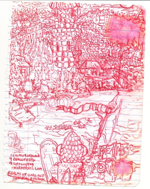 Red Drawing | Oakland Public Library